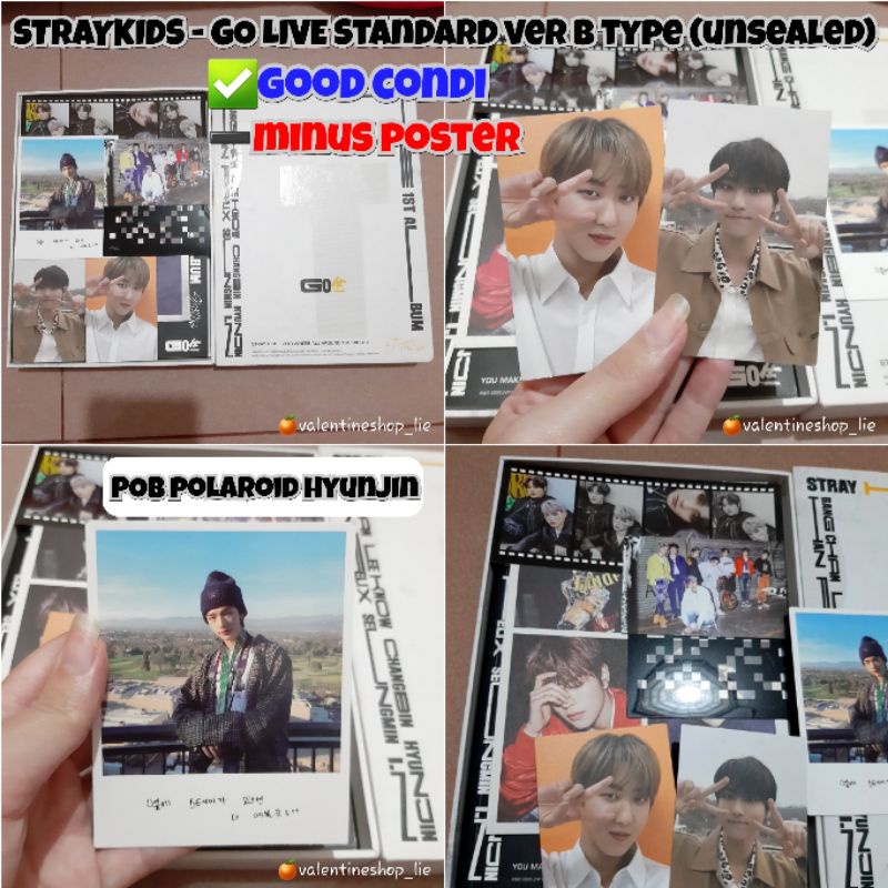 Jual STRAY KIDS GO LIVE Standard vers. B type fullset (UNSEALED ...