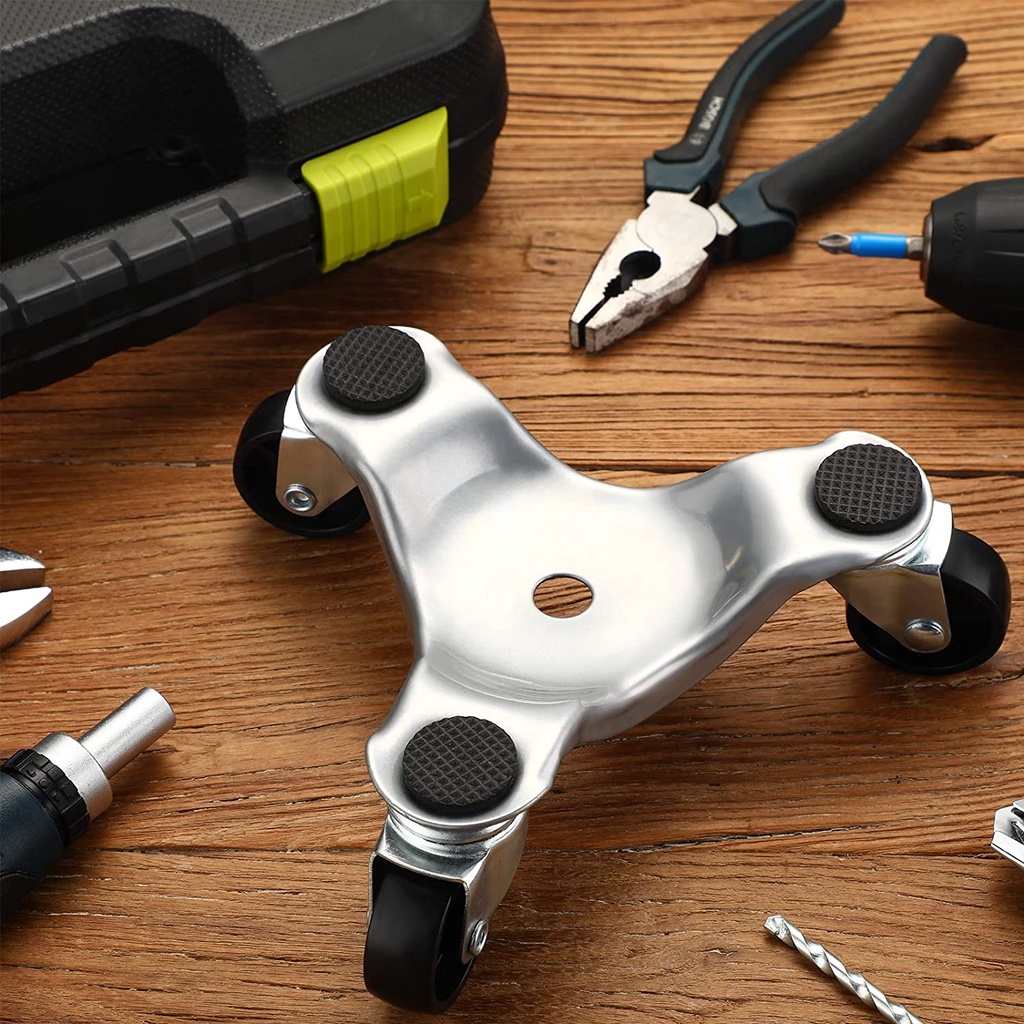 Jual 1 PCS RODA DONGKRAK WARNA SILVER RODA BERPUTAR 360 DERAJAT MAX ...