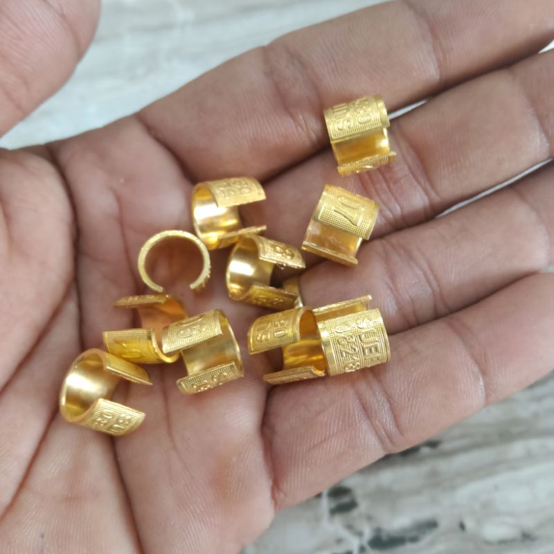 Jual 10 biji ring merpati dewasa bisa custom nama dan nohp grafir ...