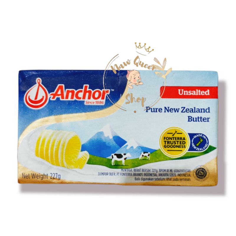 Jual ANCHOR UNSALTED BUTTER 227g | Shopee Indonesia