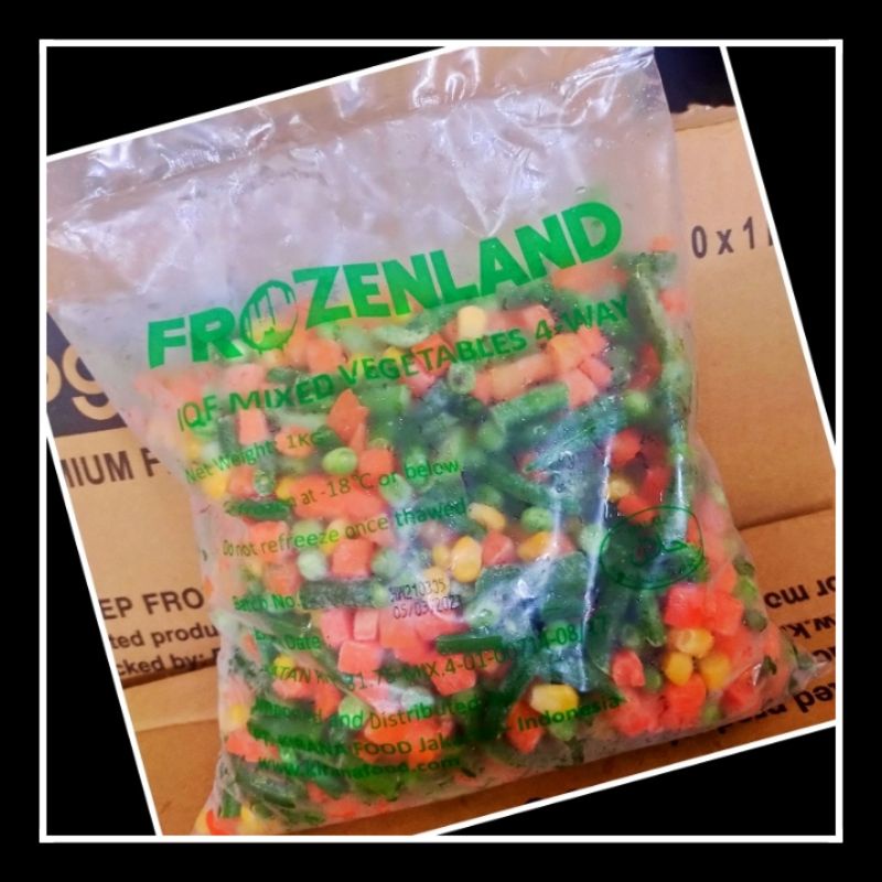 Jual Vegetable mix 4way/3way 1kg sayuran beku | Shopee Indonesia