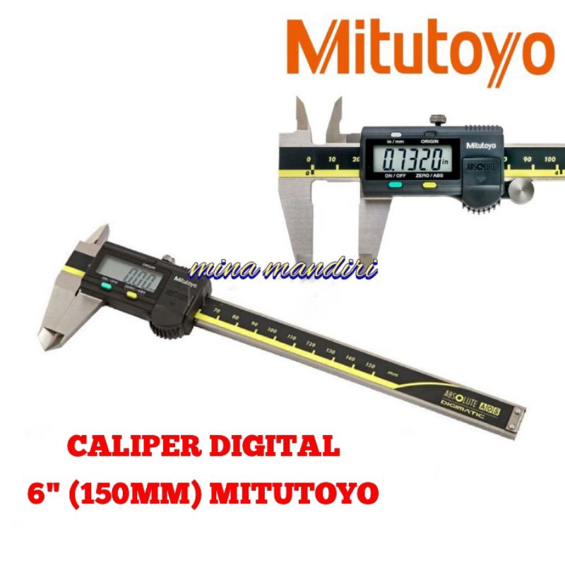 Jual Vernier Digital Caliper Mitutoyo 0-150mm Sigmat digital 150mm Mitutoyo.baru | Shopee Indonesia