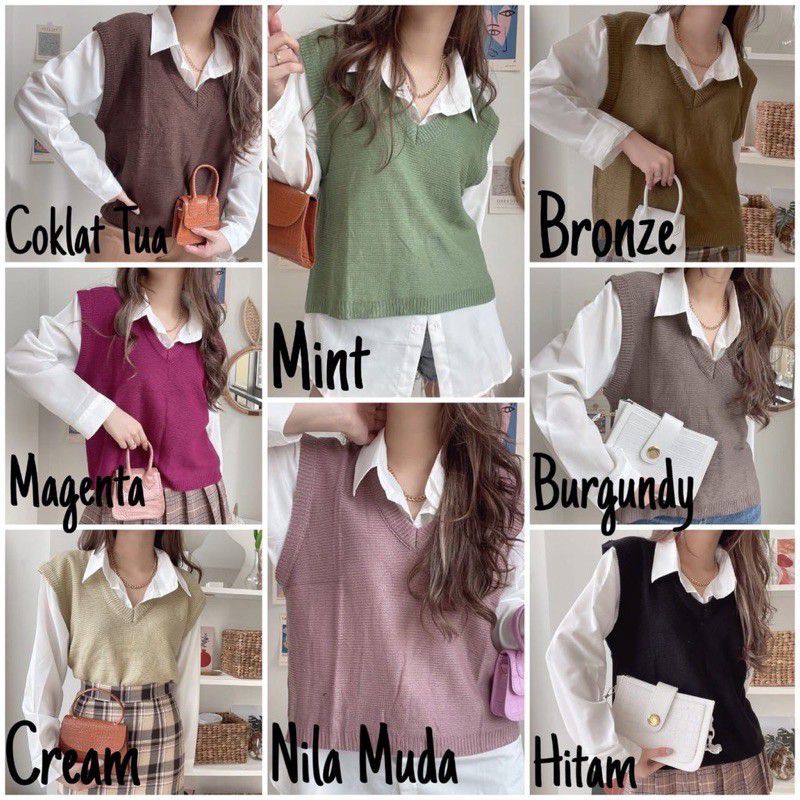 Jual ROMPI VEST KOREA KEKINIAN (MURAH) | Shopee Indonesia