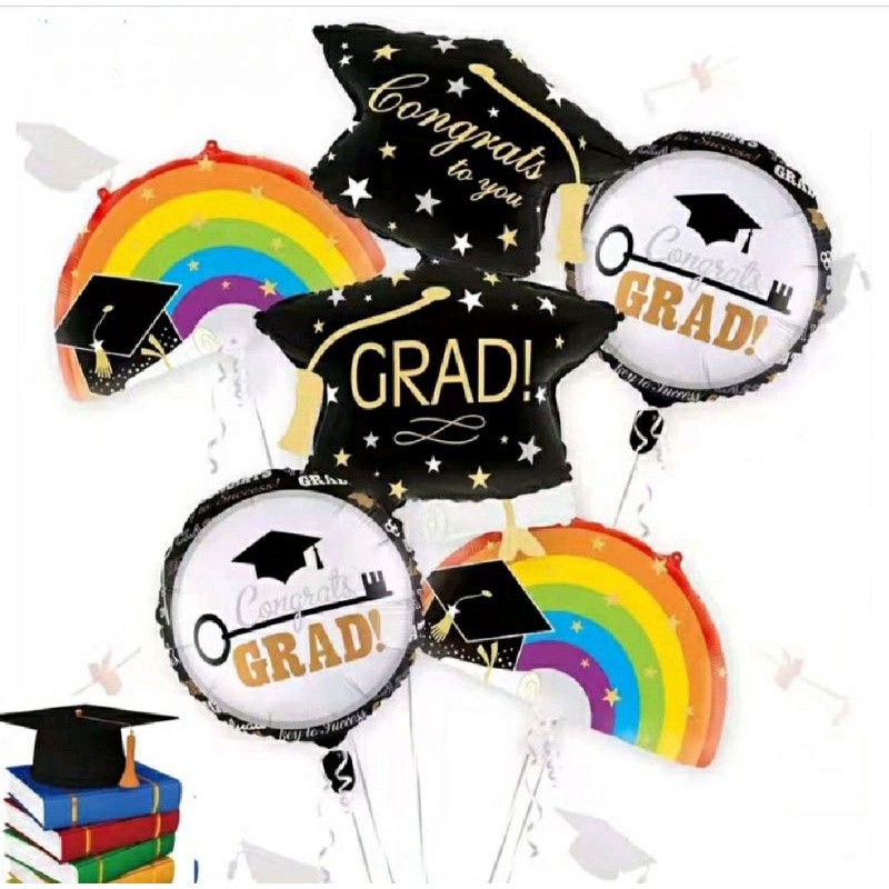 Jual BALON FOIL GRADUATION besar jUmbo/balon wisuda/balon graduation ...