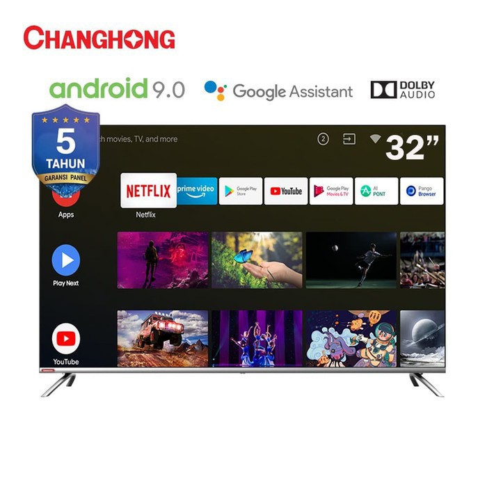 Jual LED TV Changhong 32H7 Android Smart | Shopee Indonesia