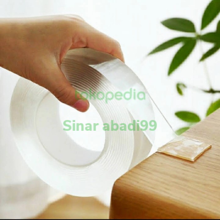 Jual Code0G5 Double Tape Nano Magic Bening 2Mm X 3M Super Kuat Doble ...
