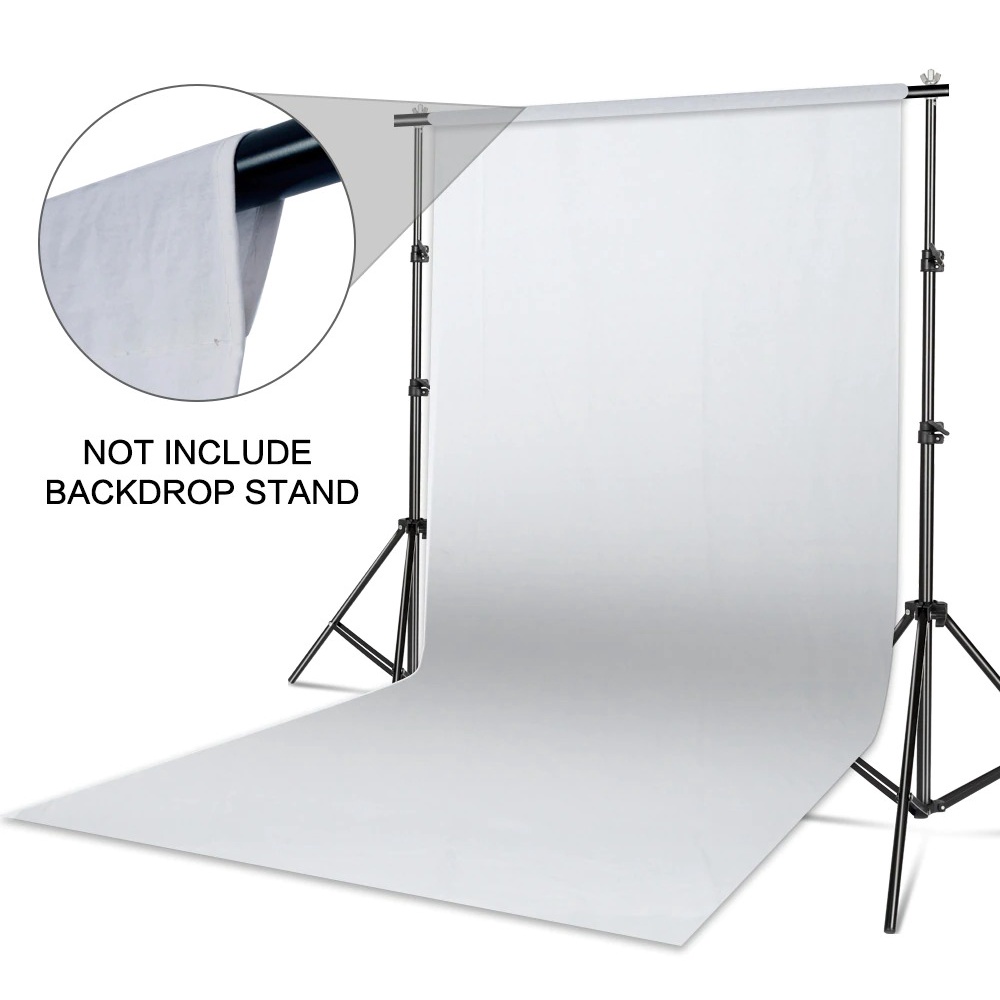 Jual Kain Backdrop Foto Studio Hitam Putih Hijau Green Screen Fotografi ...
