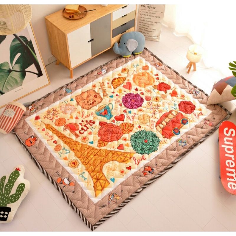 Jual Karpet Anak / Cotton Mat / Alas Bayi / Alas Lantai | Shopee Indonesia