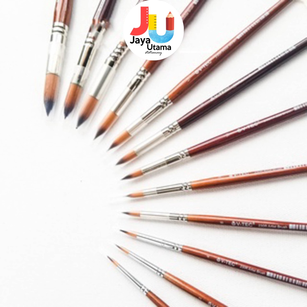 Jual V-tec Kuas Cat Acrylic Minyak Flat Brush 200F | Shopee Indonesia