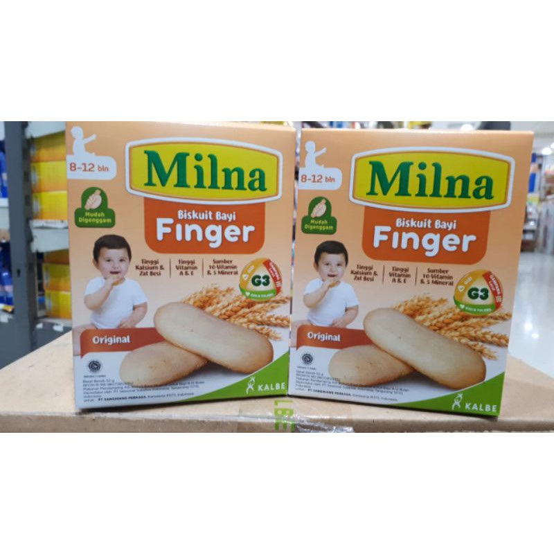 Jual Milna Biskuit Bayi Finger 8-12Bulan | Shopee Indonesia