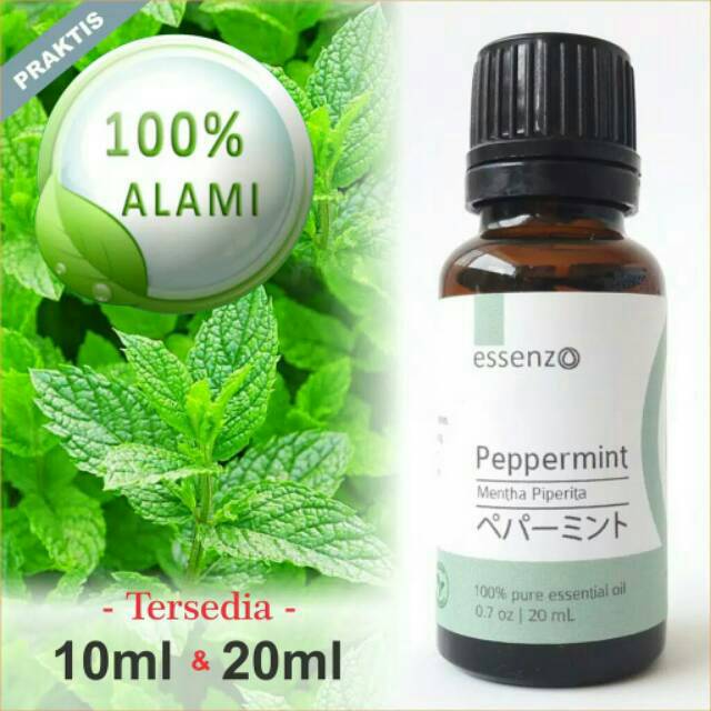 Jual Essenzo Peppermint Essensial Oil ( Meredakan FLU dan MIGRAIN ) | Shopee Indonesia