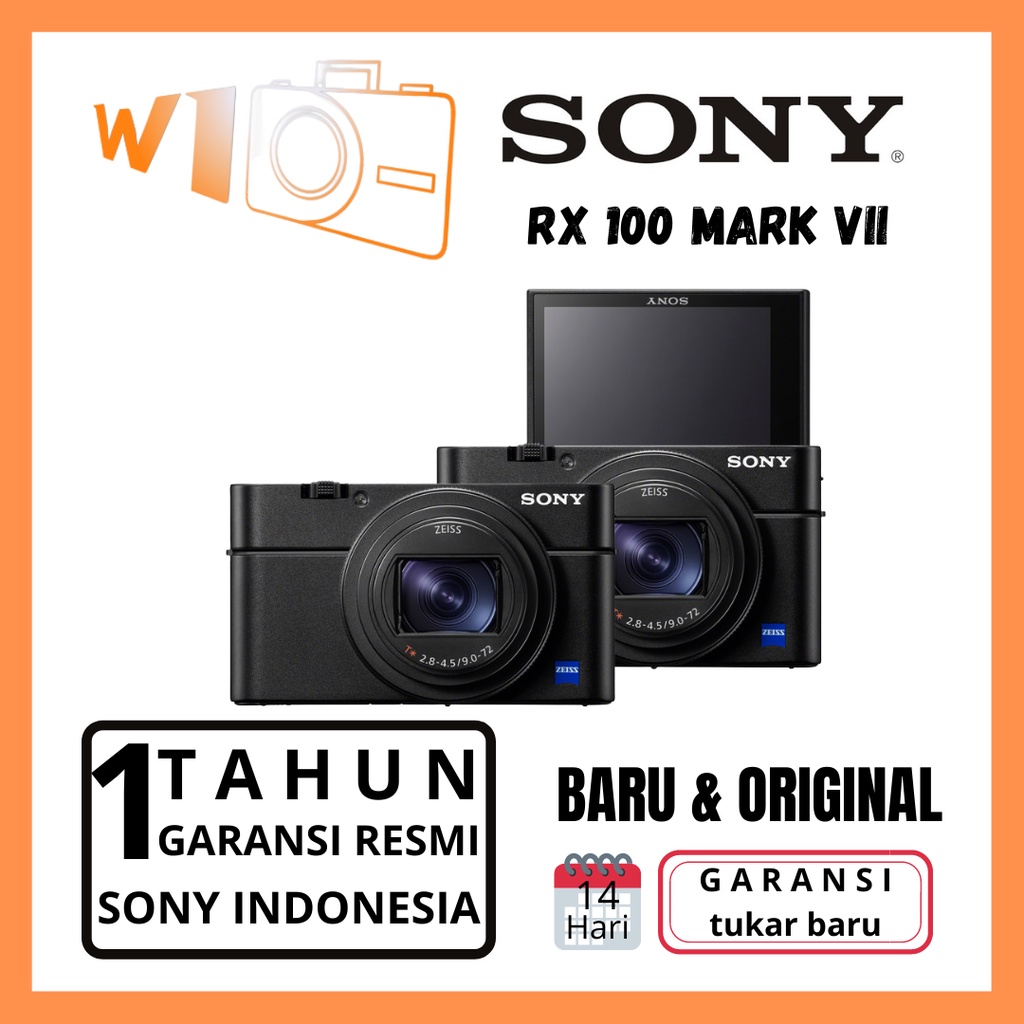 Jual KAMERA SONY CYBERSHOT RX100 VII RX 100 M7 RX100 MARK 7 GARANSI RESMI | Shopee Indonesia