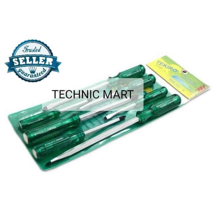 Jual Obeng Tembus Hijau TEKIRO 7 pcs - TEKIRO Go Thru Screwdriver 7 pcs ...
