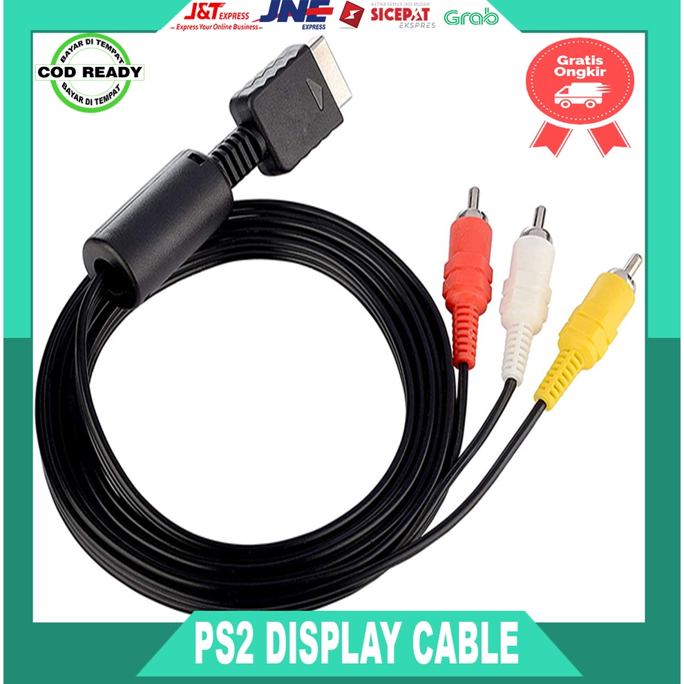 Jual Kabel AV PS2 / Kabel audio video PS2 / Kabel Display PS2 RCA | Shopee Indonesia