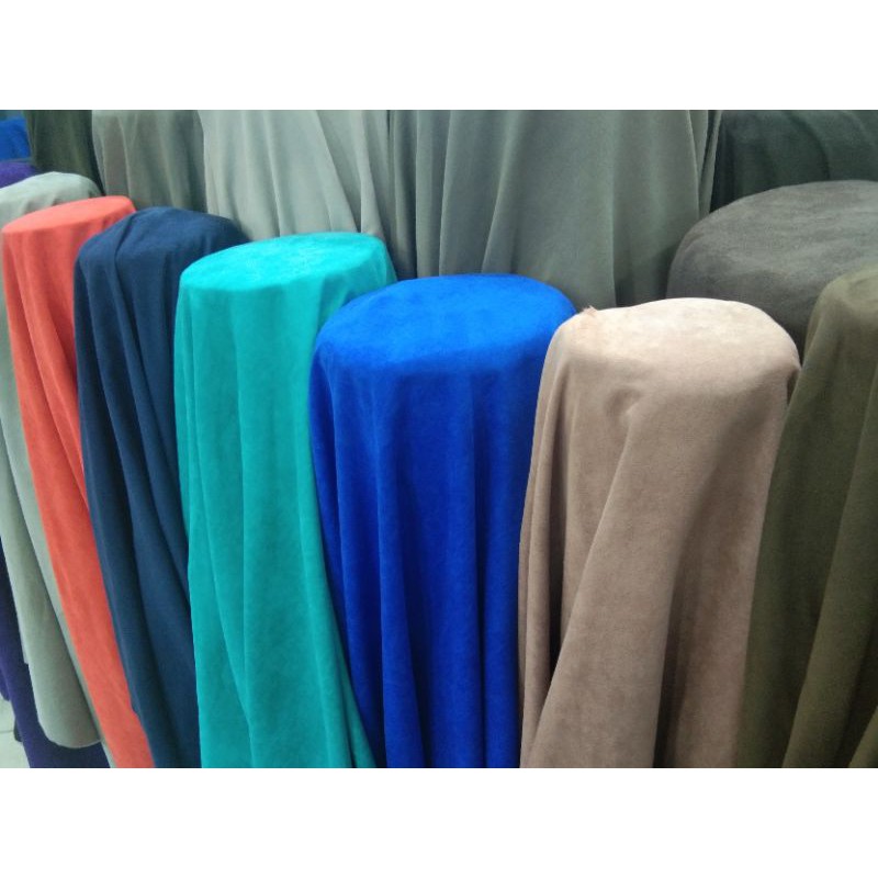 Jual KAIN SUEDE SATIN IMPORT(PREMIUM) | Shopee Indonesia