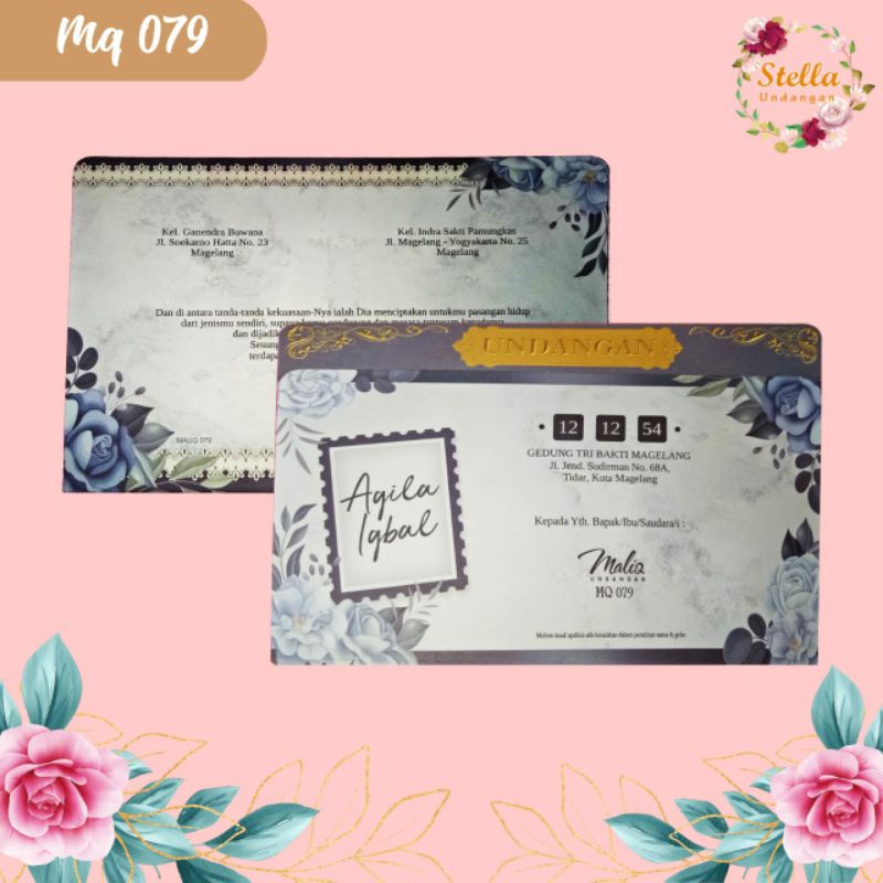 Jual Blangko Undangan Maliq 79/Blangko Undangan Kosong | Shopee Indonesia