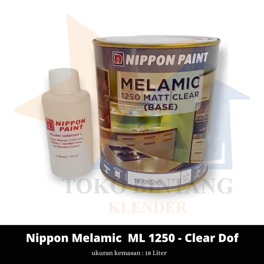 Jual Nippon Melamic ML 1250 - Clear Dof Pail (18L) | Shopee Indonesia