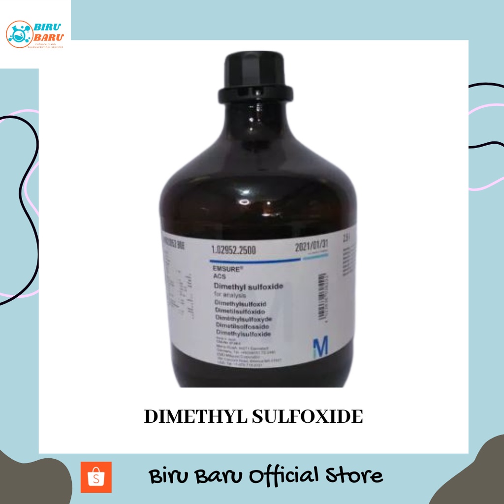Jual DIMETHYL SULFOXIDE / DMSO 5 ML DAN 10 ML PRO ANALISA MERCK BEST ...