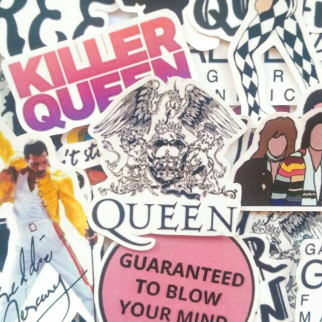 Jual Queen Band Waterproof Sticker Pack include 20 pcs Aesthetic ...