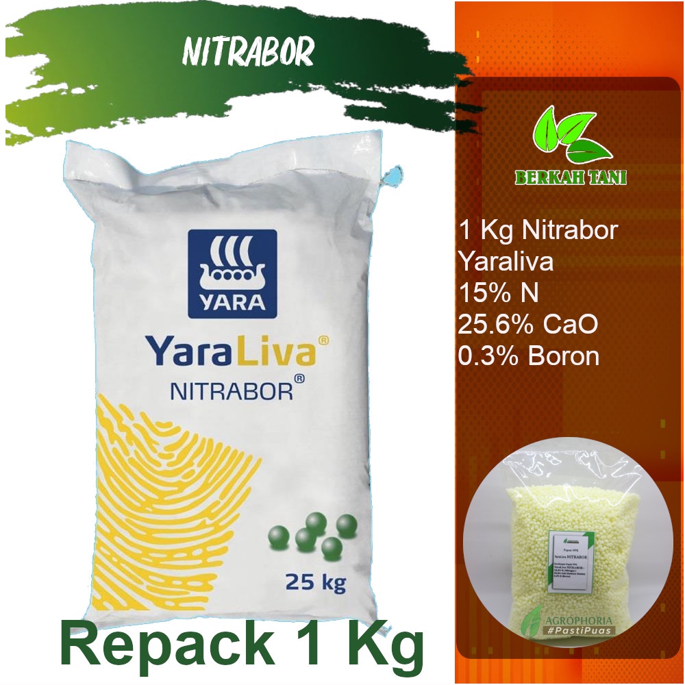 Jual Nitrabor 1 Kg Yaraliva Nitrabor Pupuk Kalsium Plus Boron | Shopee ...