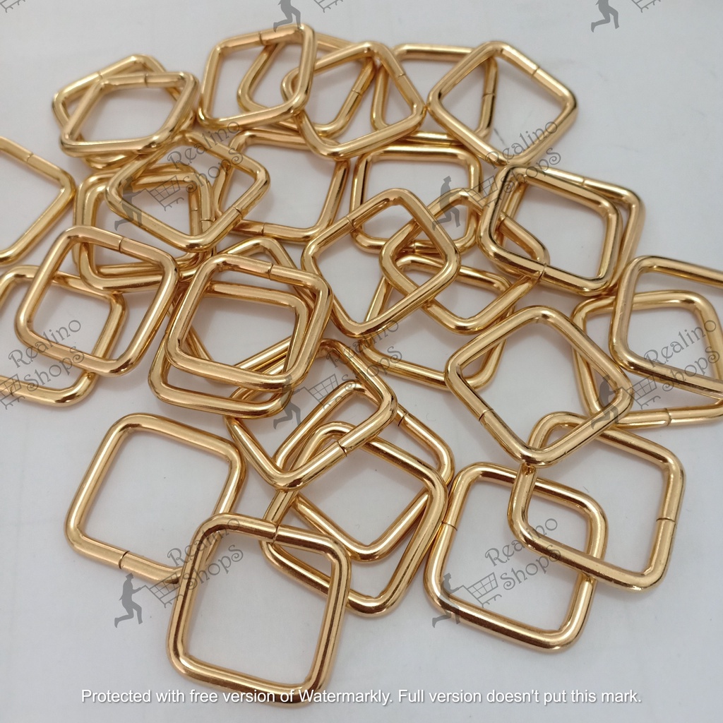 Jual RING KOTAK TAS - 2.5CM EMAS MUDA (KUALITAS B) | Shopee Indonesia