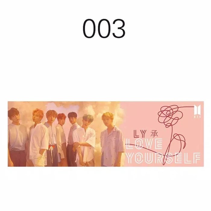 Jual Banner Bendera Desain Kpop BTS BT21 Love Yourself Tour Concert ...