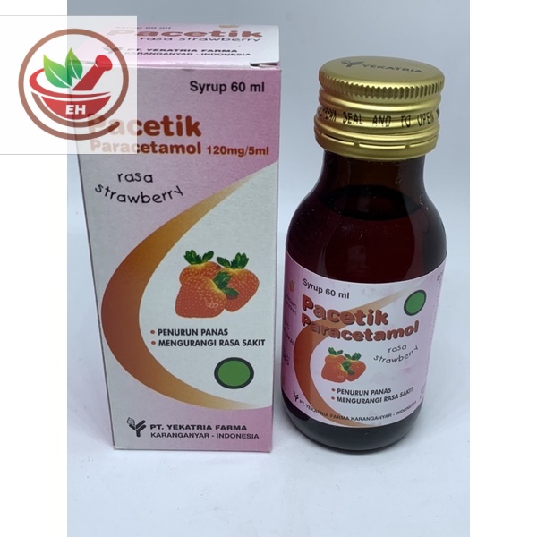 Jual pacetik sirup anak paracetamol pereda nyeri demam sakit gigi ...