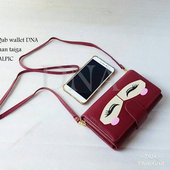 Jual MORYMONY DOMPET LIPAT PANJANG NIQAB / CADAR maroon | Shopee Indonesia