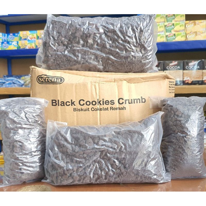 Jual Black Cookies Crumb Serena / Topping Cookies Crumb 250Gr, 500Gr ...