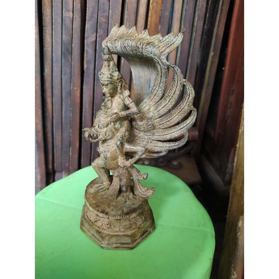 Jual patung garuda wisnu kencana bahan kuningan campuran warna model ...