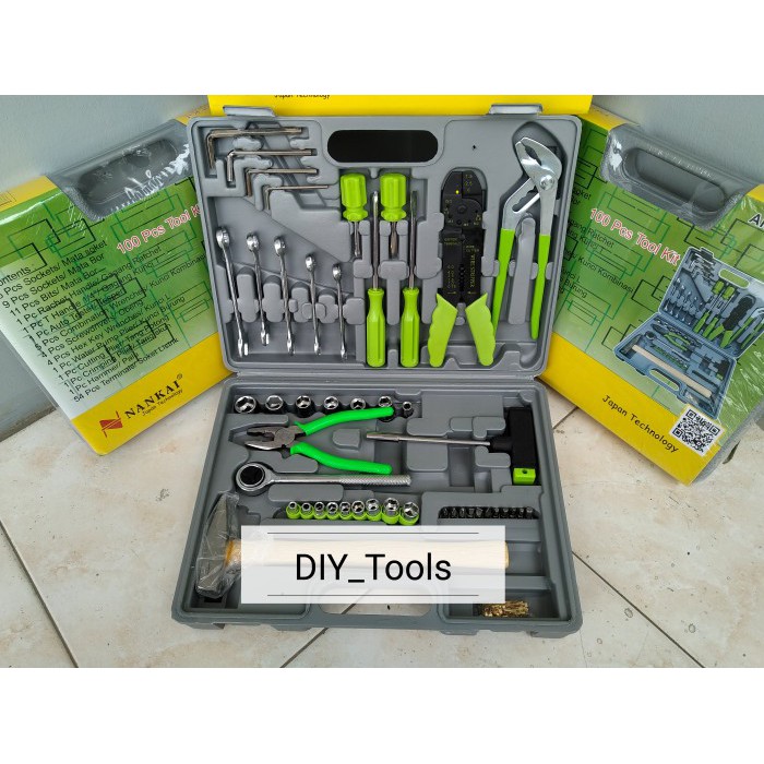 Jual Toolkit Set 100 PCS Nankai - Toolset 100 PCS Repair Kit | Shopee ...