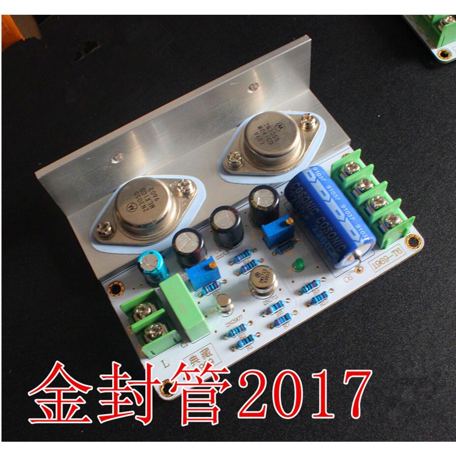 Jual IMPORT 2017 new 1pcs JLH 1969 class A amplifier Board high quality PCB Assembled MOT/2N3055 ...