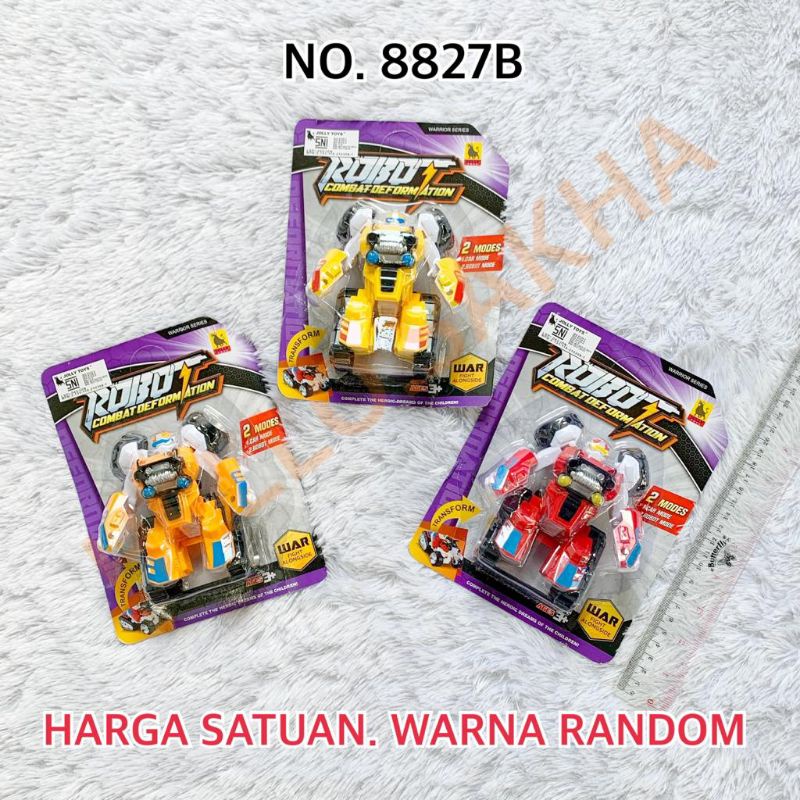 Jual MAINAN NO. 8827B ROBOT COMBAT DEFORMATION TRANFORMASI TRANSFOMER ...