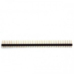 Jual Single Row Male 1x40 Pin Header Strip 2mm Black | Shopee Indonesia
