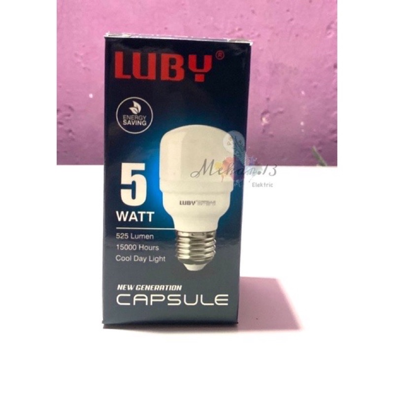Jual Lampu LED LUBY Capsule cahaya putih 5 Watt | Shopee Indonesia