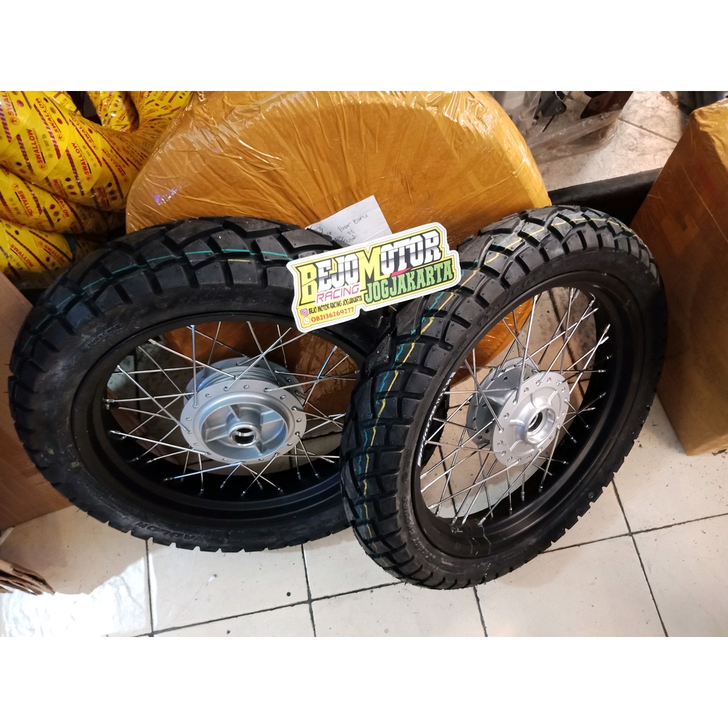 Jual paket ban velg set japstyle scorpio tiger mega pro byson cb 150 ...
