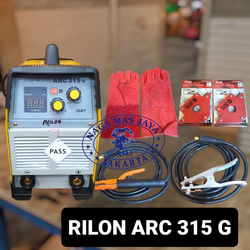 Jual MESIN LAS INVERTER RILON ARC 315 G 3PHASE / TRAFO LAS INVERTER ...