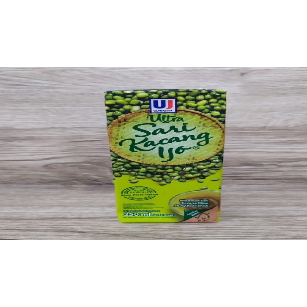 Jual Ultra Kacang Hijau 250 ml Dus (isi 24) per Karton | Shopee Indonesia