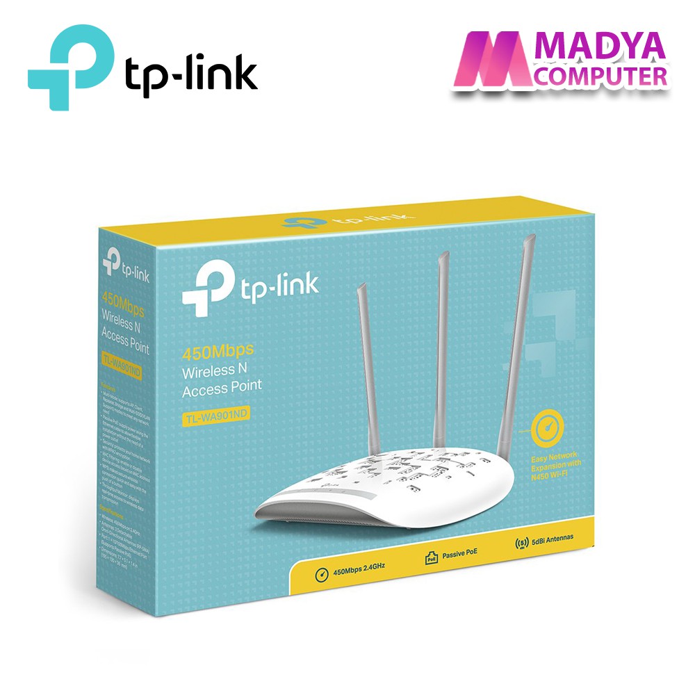 Jual TP-Link TL-WA901ND Wireless Access Point 450Mbps | Shopee Indonesia