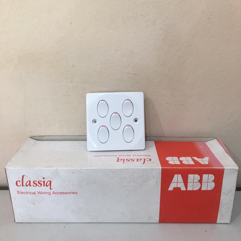 Jual ABB CLASSIQ CSW SERIES SWITCHED SOCKET OUTLET SWITCH WATER HEATER TV TELP SAKLAR SAKELAR 1 ...