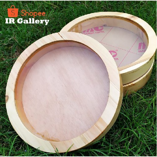 Jual Frame Scrap Bulat | Pigura Bundar 40 cm Bahan Jati Belanda ASLI ...