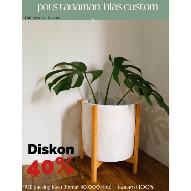 Jual vas bunga/ pot besar (PREMIUM)/ pot terracotta besar / pot 30 cm ...