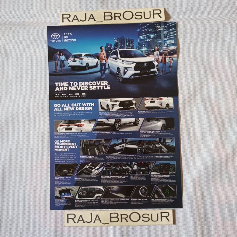 Jual Poster brosur flyer Toyota All New Veloz 2021 | Shopee Indonesia