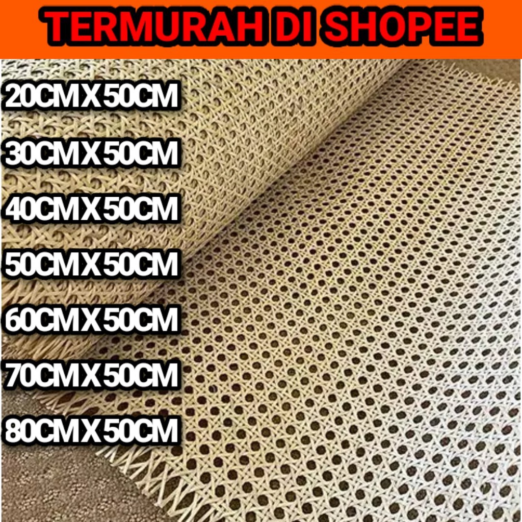 Jual ROTAN - ANYAMAN ROTAN ALAMI LEMBARAN/ROTAN KULIT ALAMI LEBAR 50 CM ...