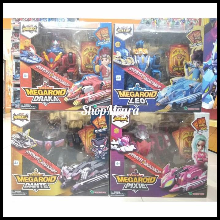 Jual Tobot Monkart Megaroid Draka / Leo / Dante / Pixie Young Toys ...