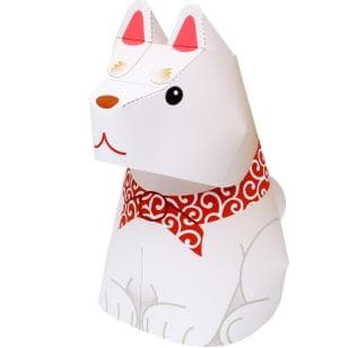 Jual DIY Miniatur Papercraft Boneka Kertas Anjing | Shopee Indonesia
