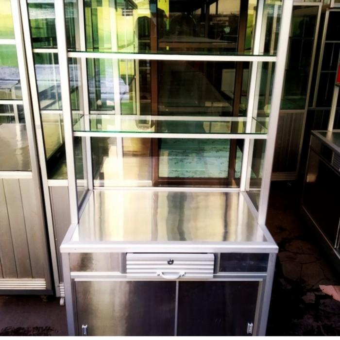 Jual Etalase | Etalase Display Makanan Almunium P.75 | Shopee Indonesia