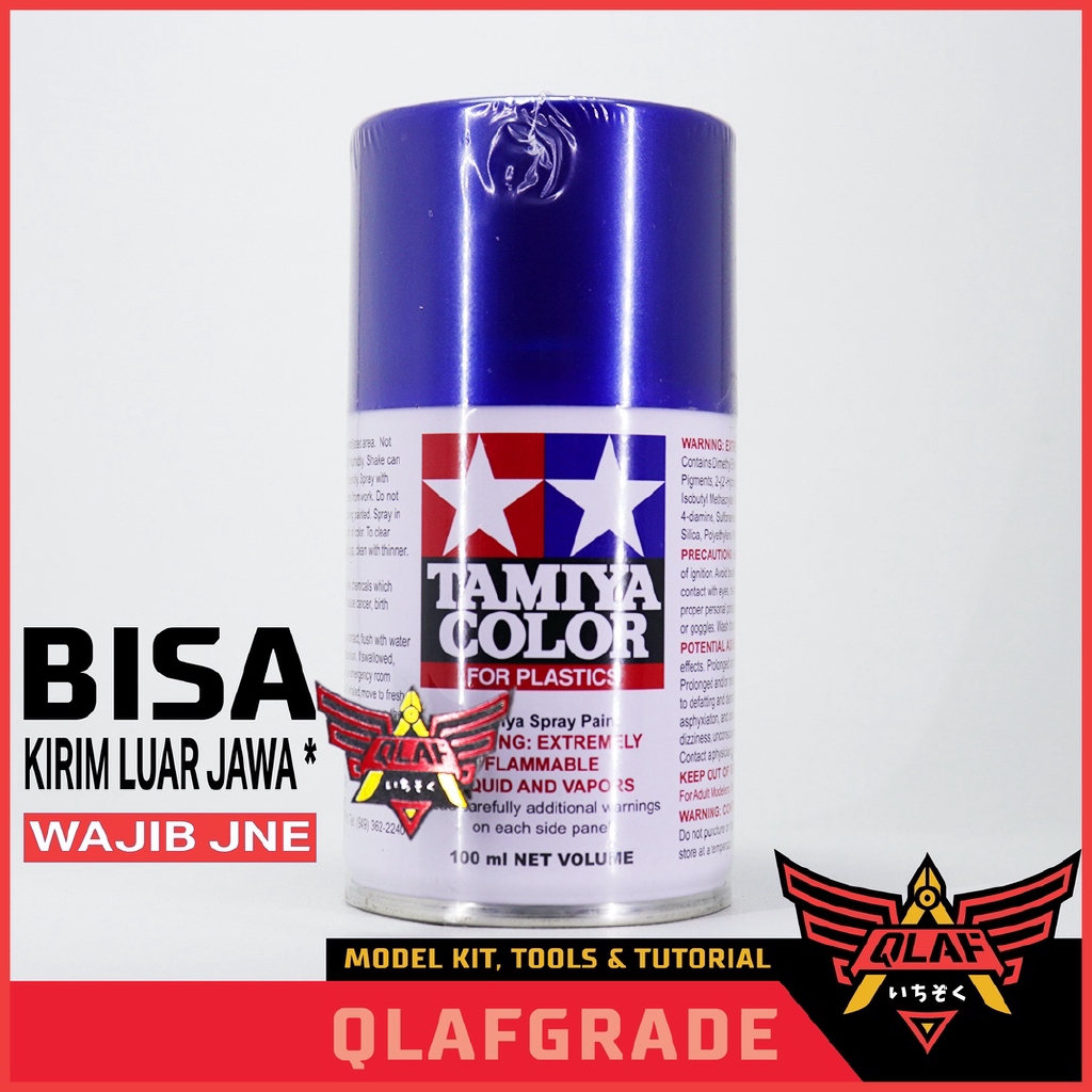 Jual TAMIYA RACING BLUE TS-51 - cat Gundam model kit spray can | Shopee ...