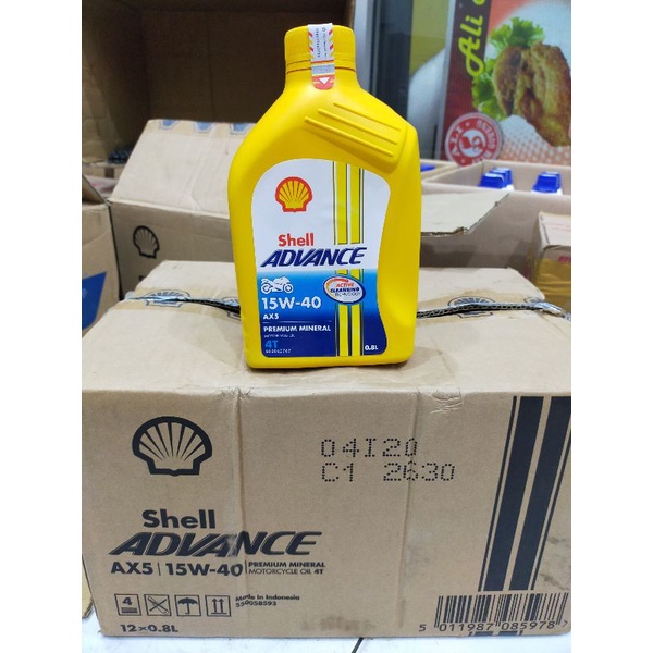 Jual Shell Advance 15W-40 Ax5 0,8L | Shopee Indonesia