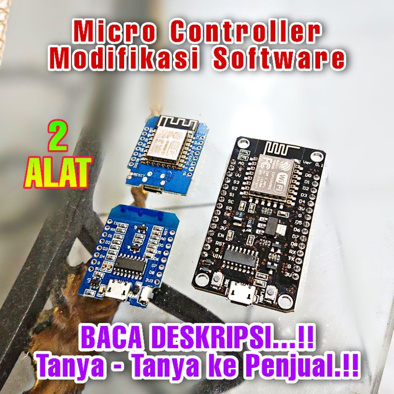 Jual Micro Controller Modifikasi Software ESP8266 NodeMcu Wemos PALING OPTIMAL | Shopee Indonesia